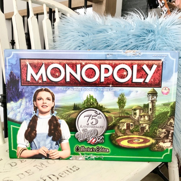 Monopoly, Wizard of Oz | Games | Monopoly Wizard Of Oz 75th Anniversary ...